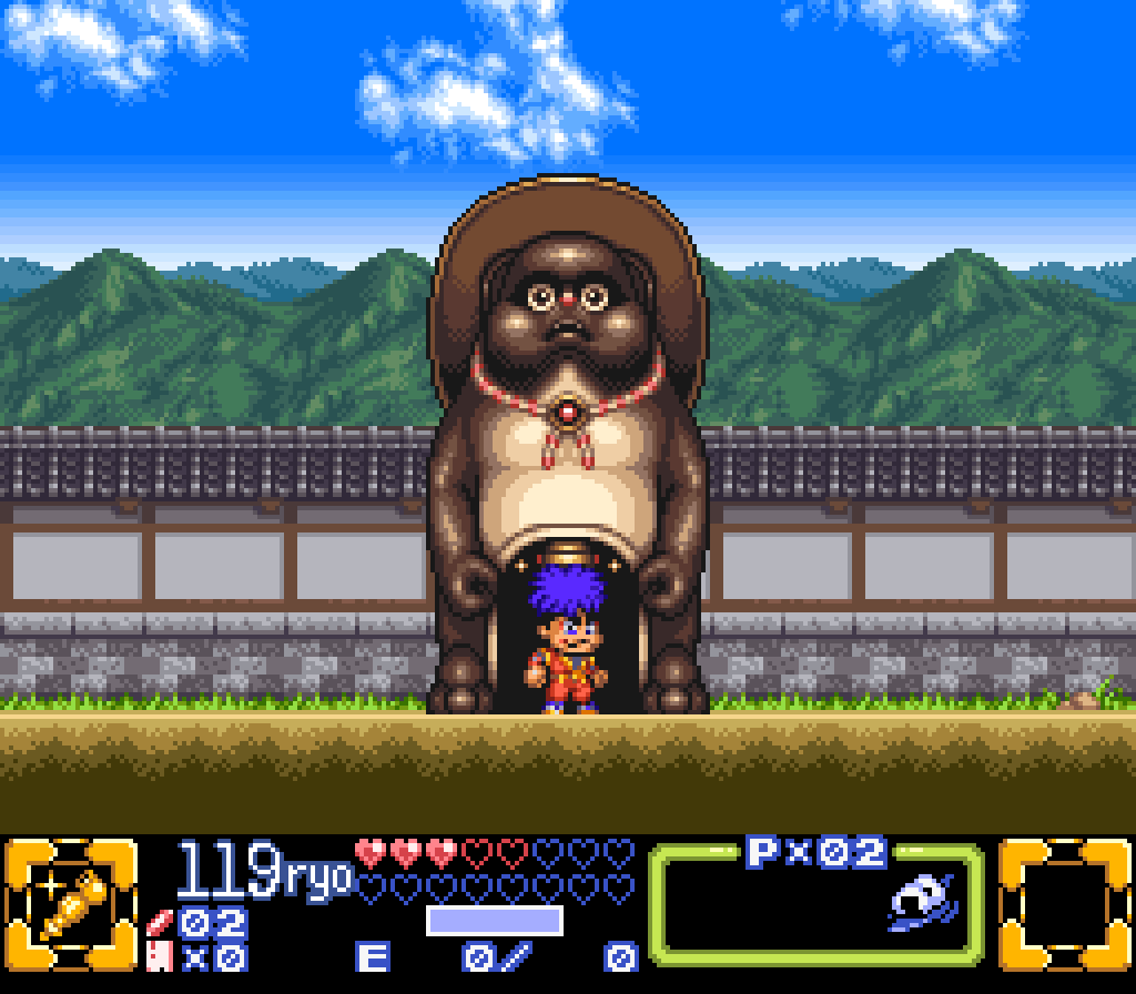 Ganbare Goemon 3 SNES 036 | The King of Grabs