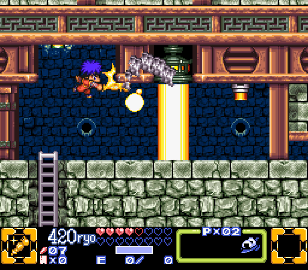 Ganbare Goemon 3 SNES 055 | The King of Grabs