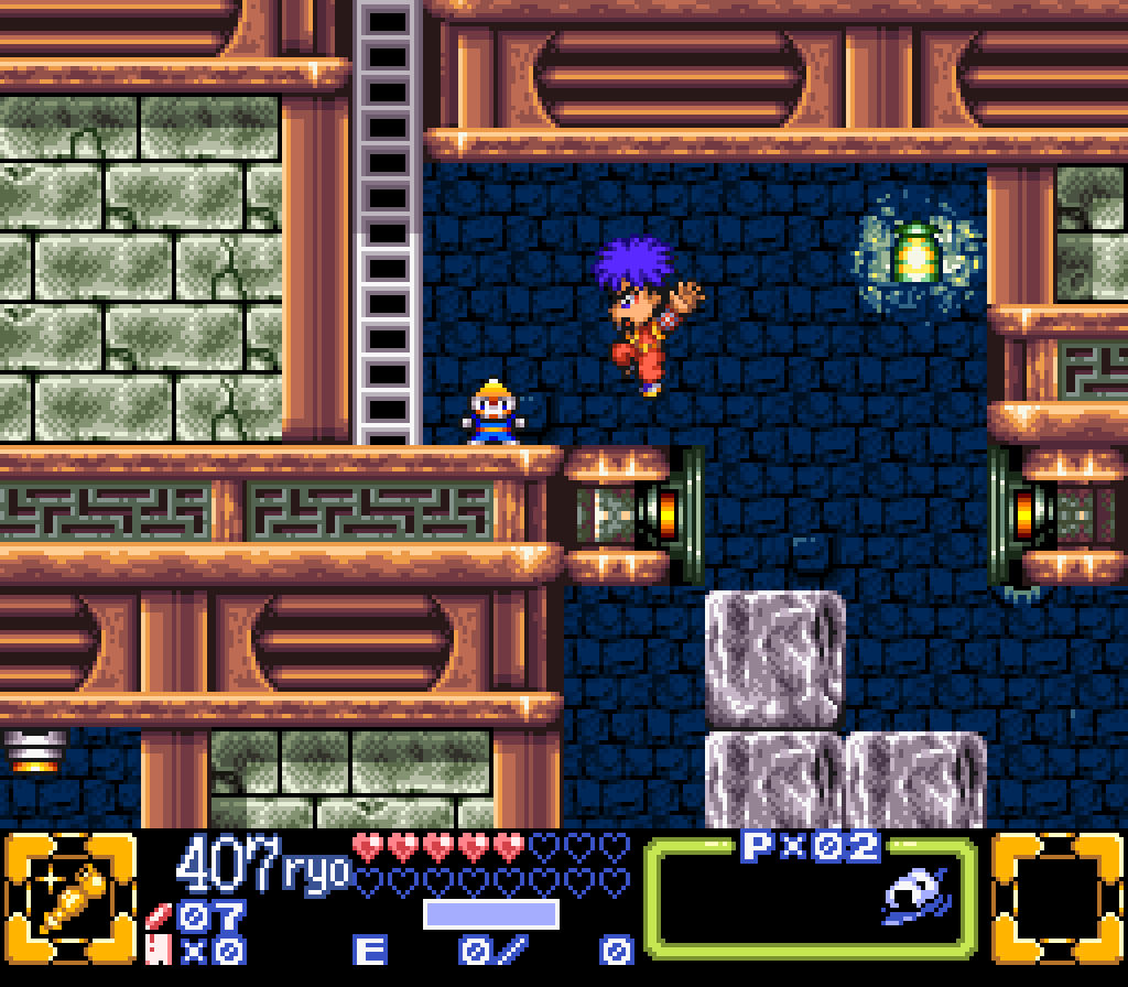 Ganbare Goemon 3 SNES 057 | The King of Grabs