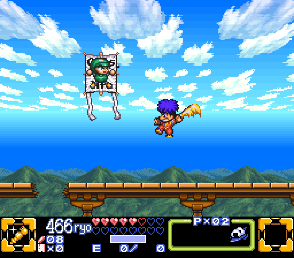 Ganbare Goemon 3 SNES 064 | The King of Grabs