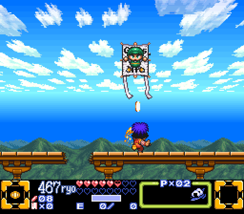 Ganbare Goemon 3 SNES 066 | The King of Grabs