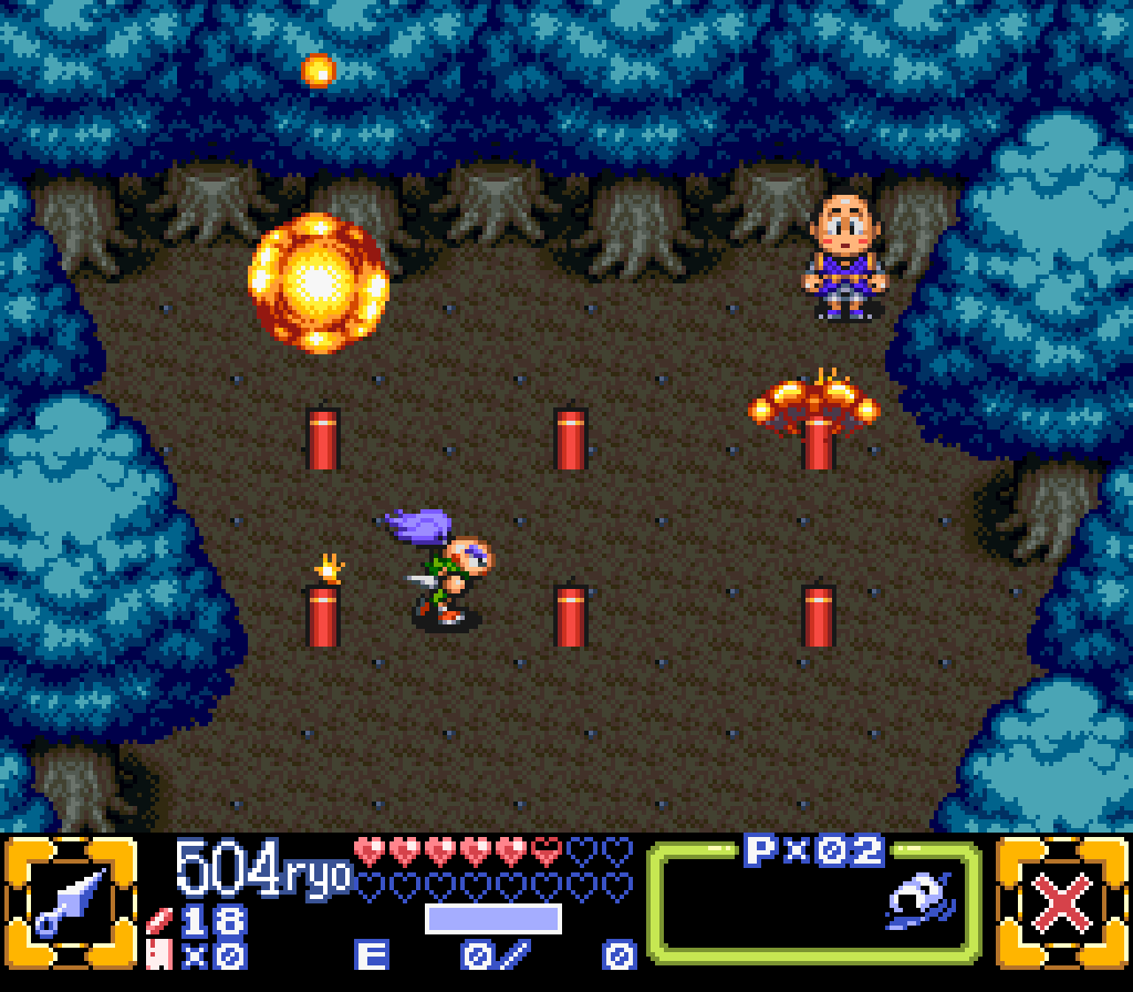 Ganbare Goemon 3 SNES 087 | The King of Grabs