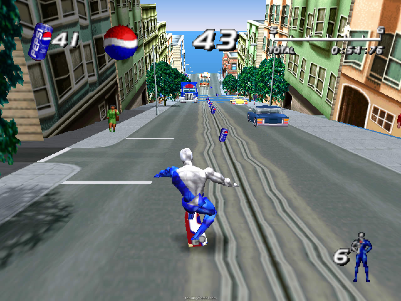 Pepsiman PS1 058 | The King of Grabs