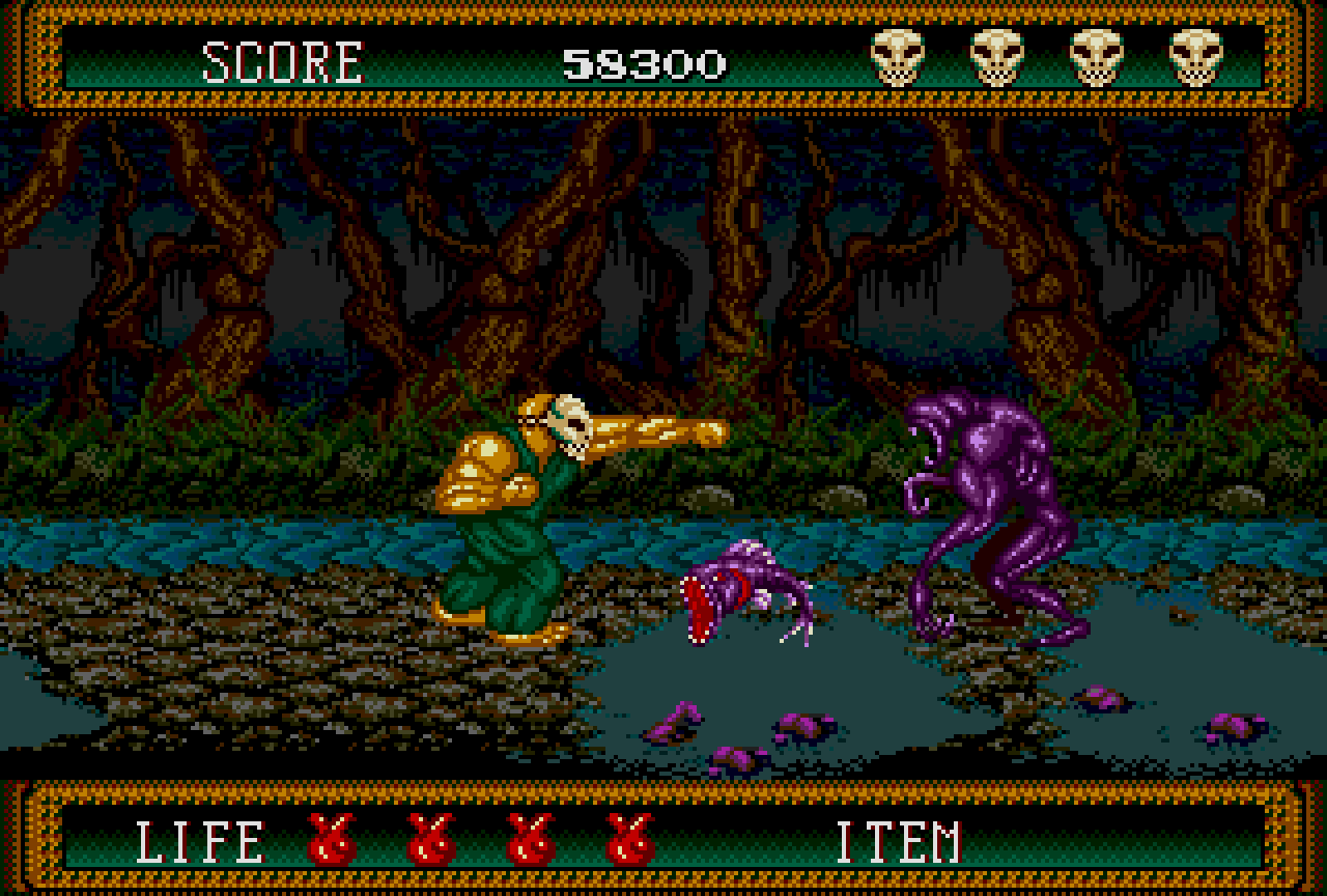 Splatterhouse 2 Megadrive 056 | The King of Grabs