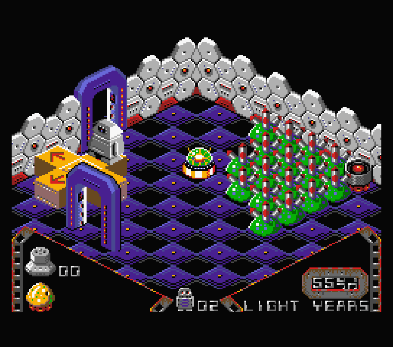 Alien 8 Remake MSX2 14 | The King of Grabs