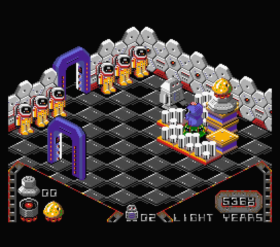 Alien 8 Remake MSX2 17 | The King of Grabs