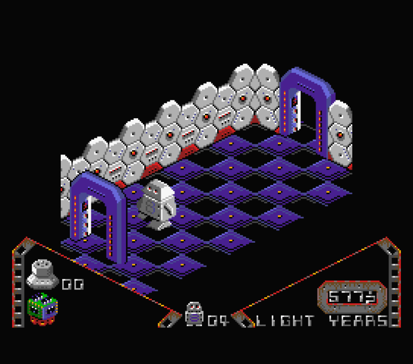 Alien 8 Remake MSX2 26 | The King of Grabs