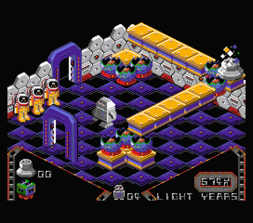 Alien 8 Remake MSX2 28 | The King of Grabs