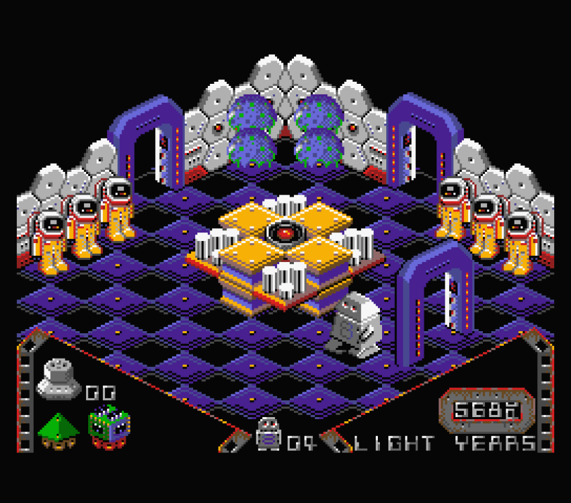 Alien 8 Remake MSX2 30 | The King of Grabs