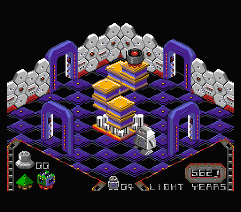 Alien 8 Remake MSX2 31 | The King of Grabs