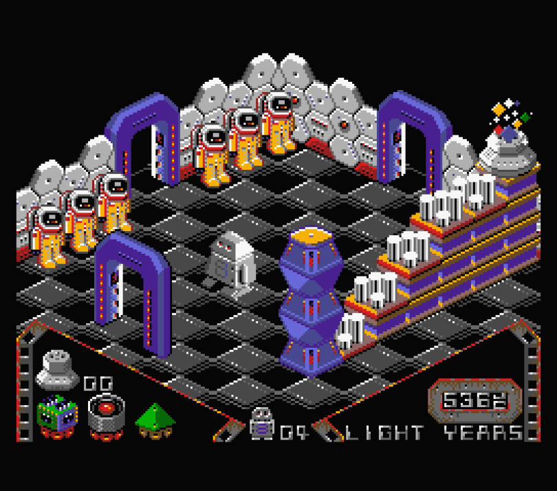 Alien 8 Remake MSX2 35 | The King of Grabs