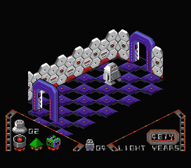 Alien 8 Remake MSX2 58 | The King of Grabs