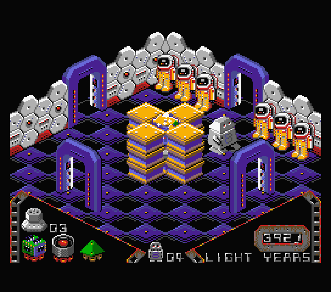 Alien 8 Remake MSX2 71 | The King of Grabs