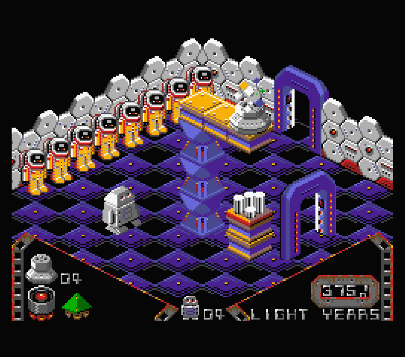 Alien 8 Remake MSX2 78 | The King of Grabs