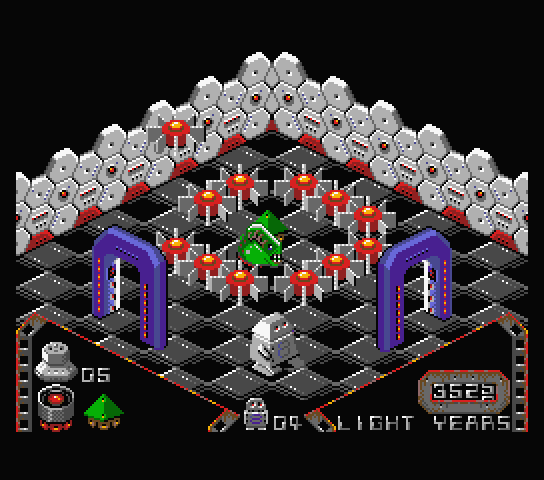 Alien 8 Remake MSX2 81 | The King of Grabs