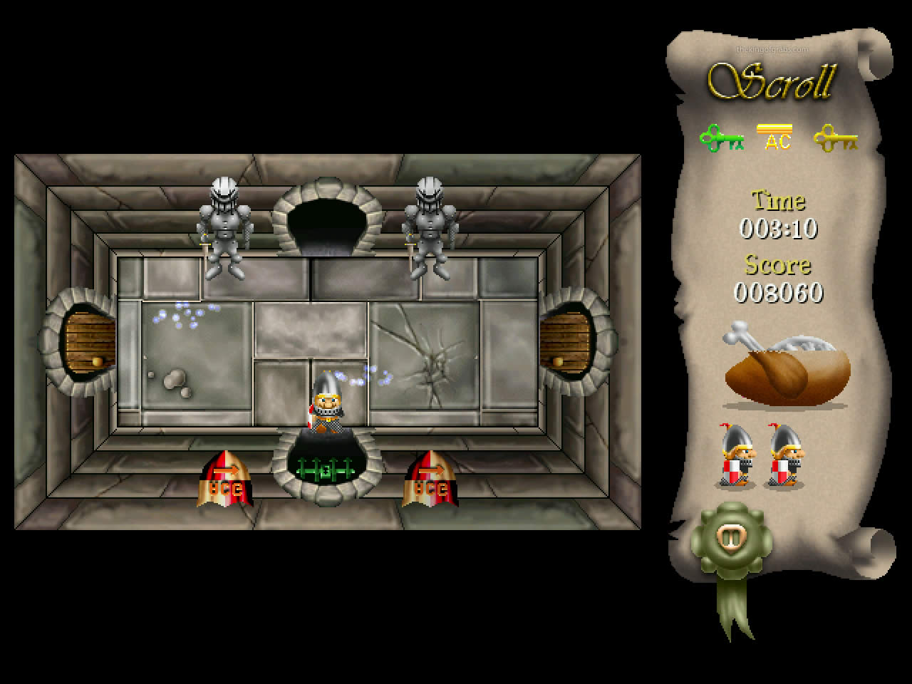 Atic Atac Retrospec Remake PC 030 | The King of Grabs