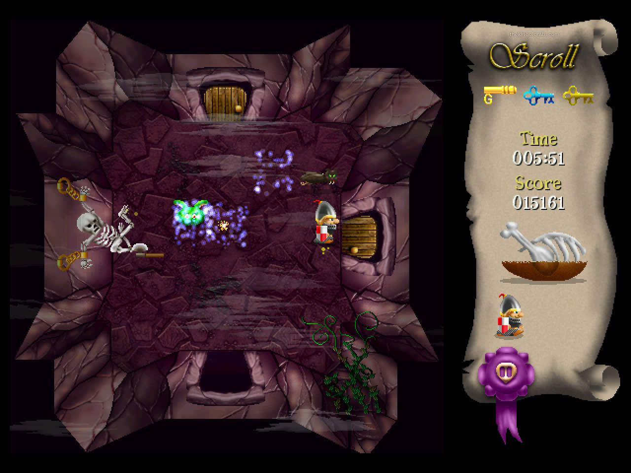 Atic Atac Retrospec Remake PC 052 | The King of Grabs