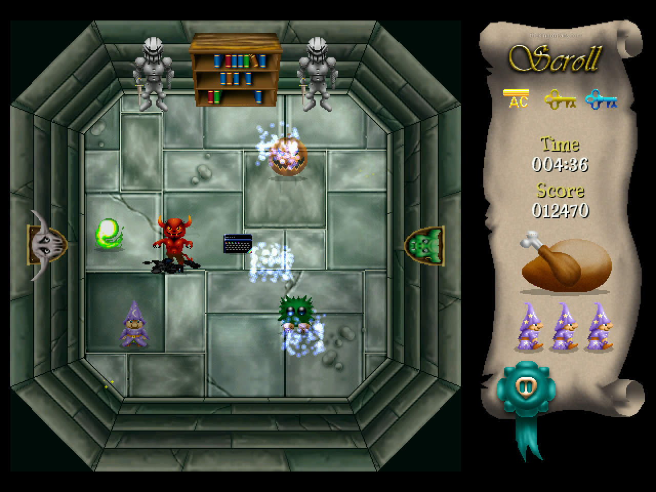 Atic Atac Retrospec Remake PC 104 | The King of Grabs