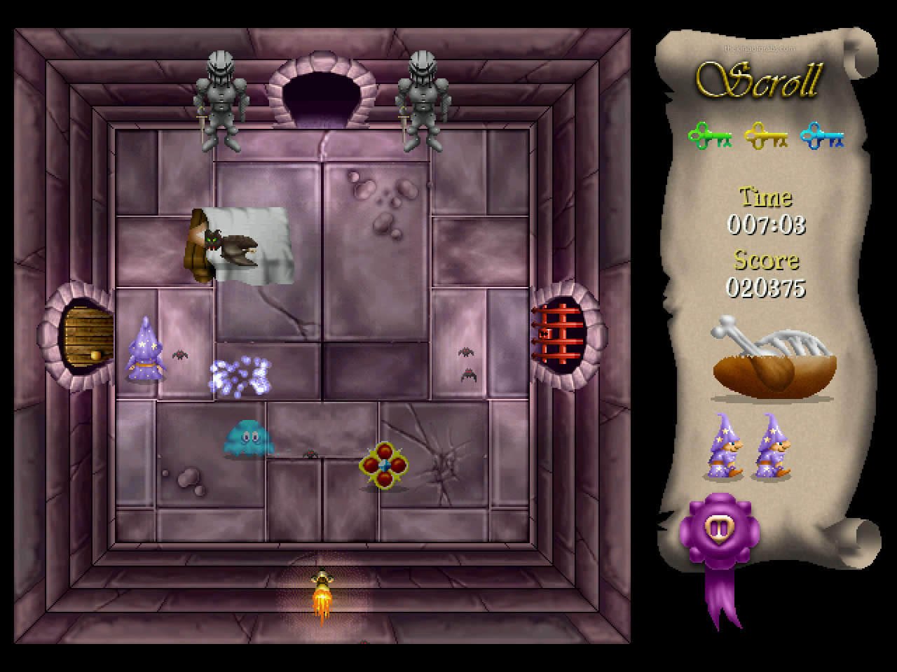 Atic Atac Retrospec Remake PC 109 | The King of Grabs