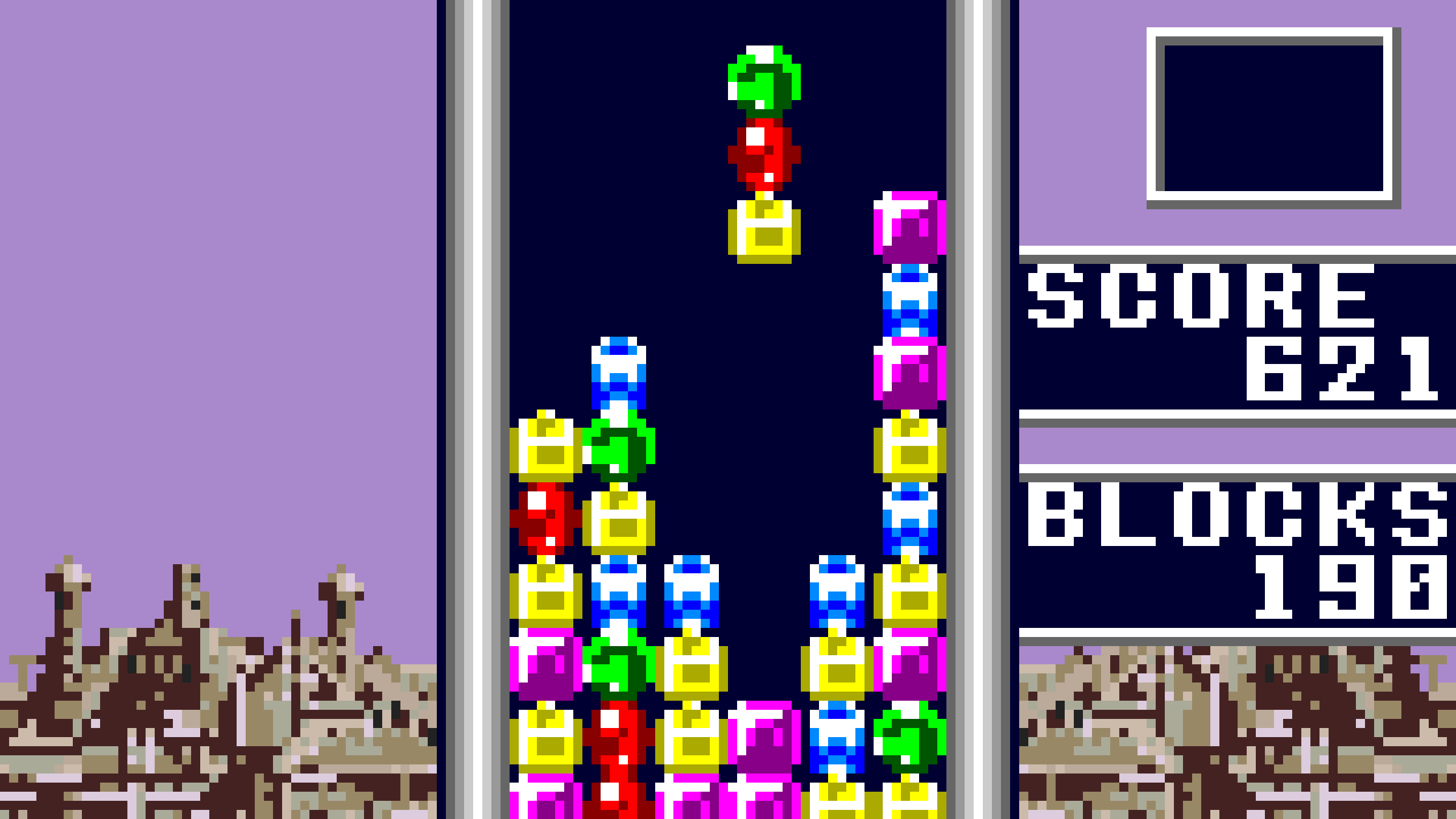 Columns, Game Gear | The King of Grabs