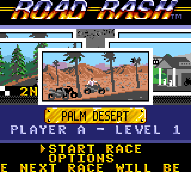 Road Rash Game Gear 64 | The King of Grabs