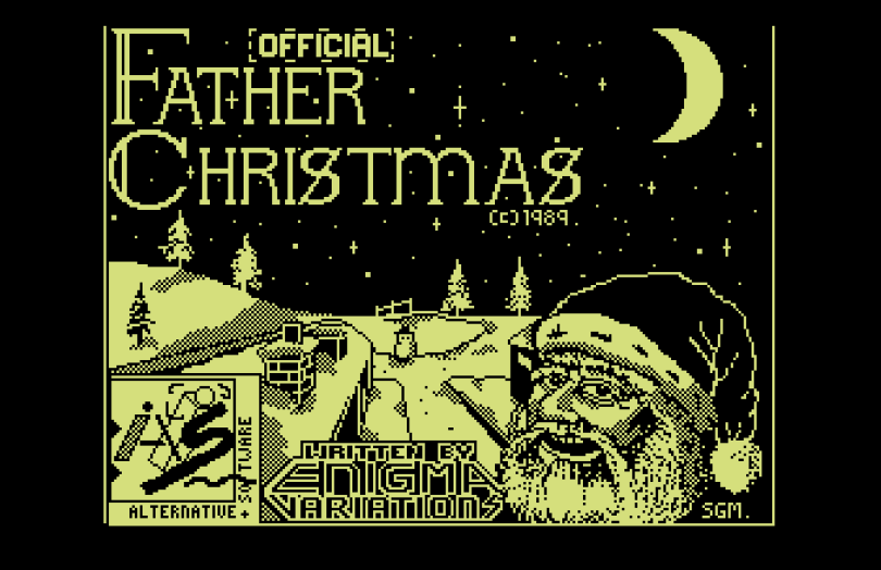 The Official Father Christmas Game C64 01 | The King of Grabs