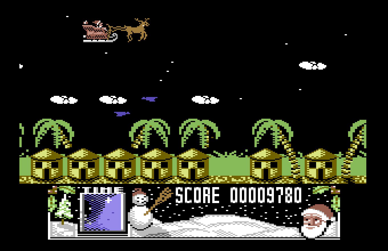 The Official Father Christmas Game C64 60 | The King of Grabs