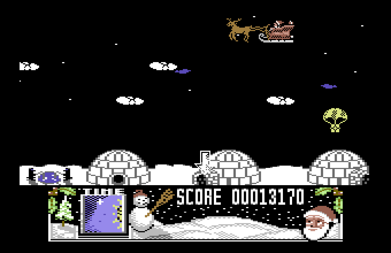 The Official Father Christmas Game C64 70 | The King of Grabs