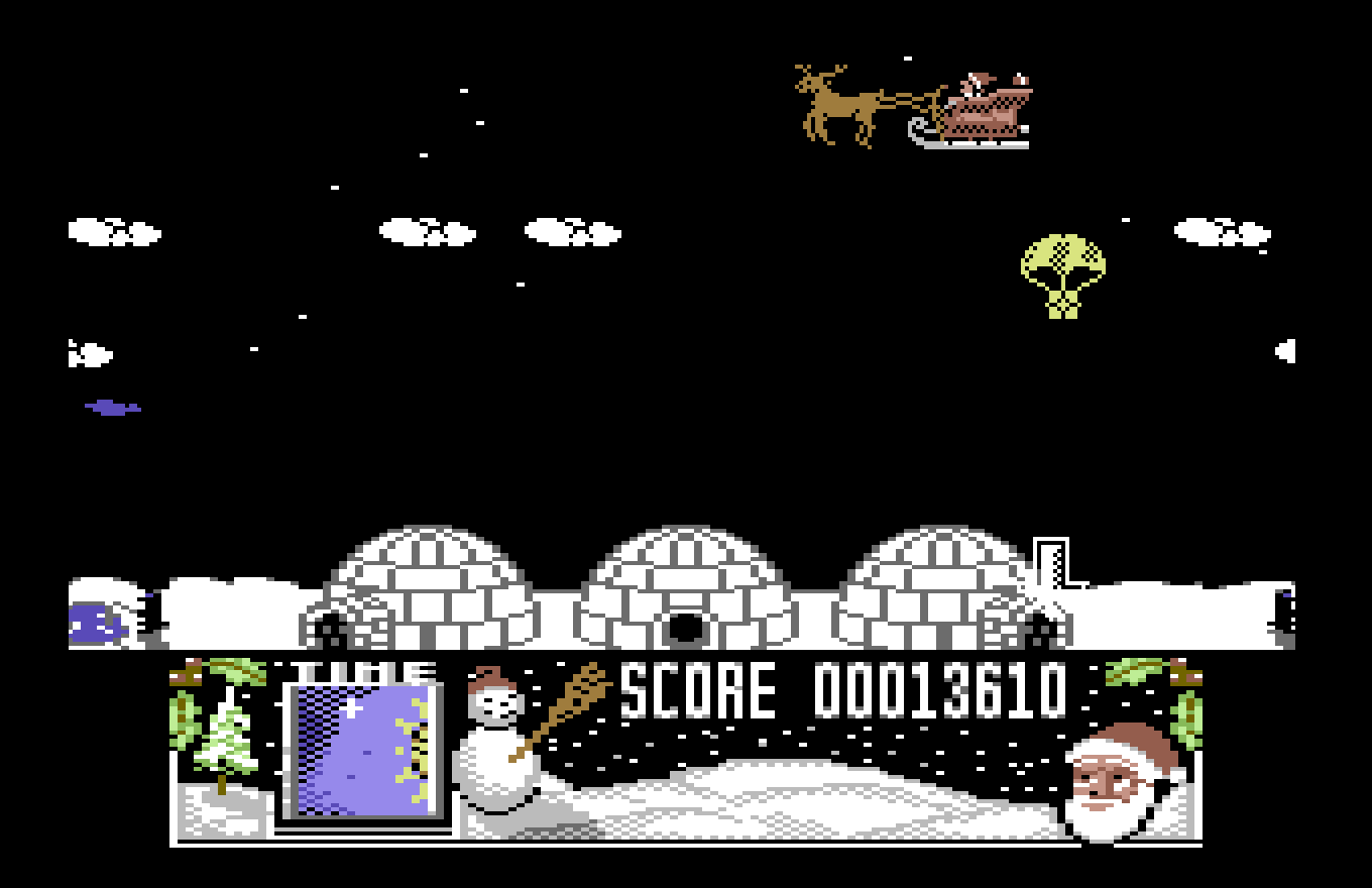 The Official Father Christmas Game C64 71 | The King of Grabs