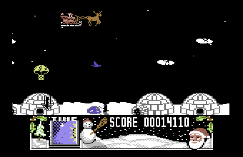 The Official Father Christmas Game C64 72 | The King of Grabs