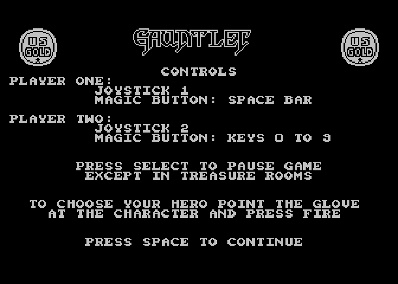 Gauntlet, Atari 8-Bit | The King of Grabs