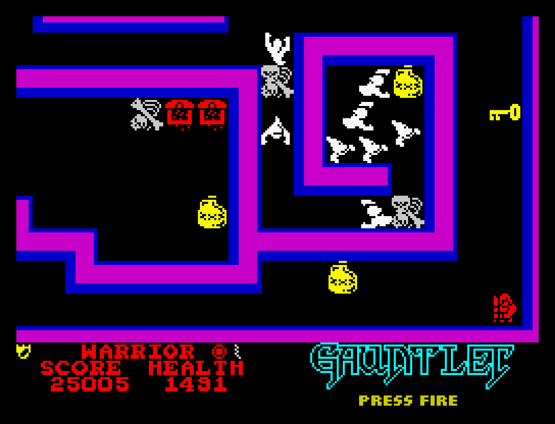 Gauntlet ZX Spectrum 034 | The King of Grabs