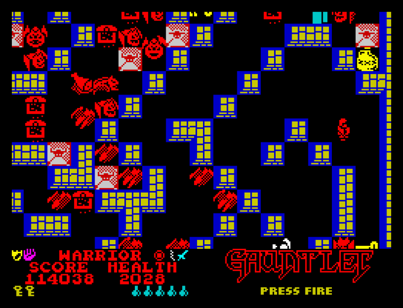 Gauntlet ZX Spectrum 087 | The King of Grabs