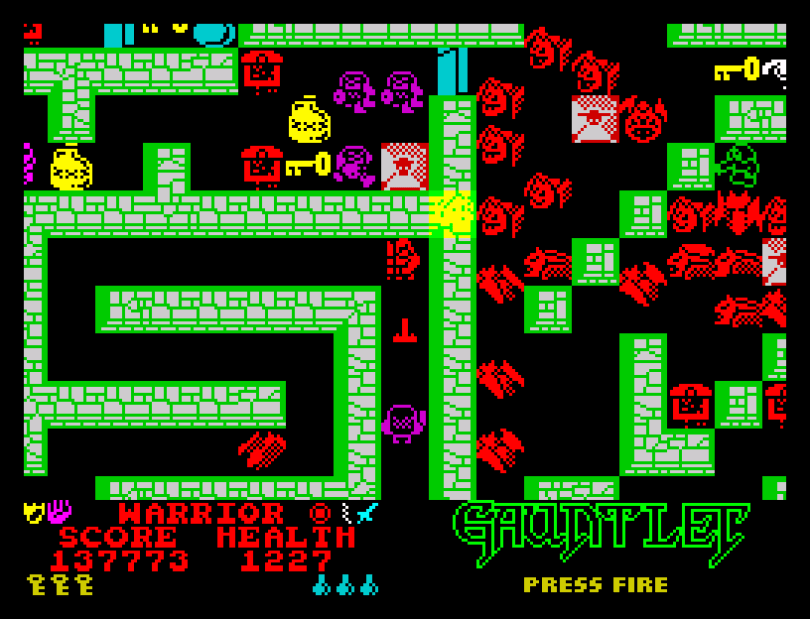 Gauntlet ZX Spectrum 096 | The King of Grabs
