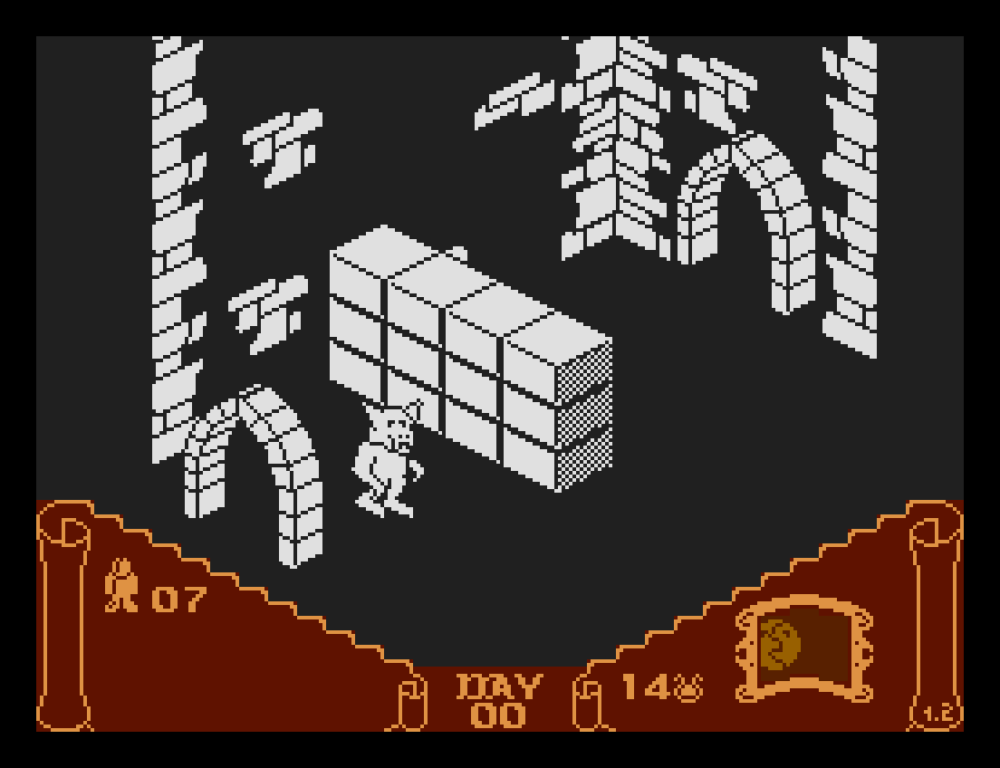 Knight Lore Atari 8-bit 05 | The King of Grabs