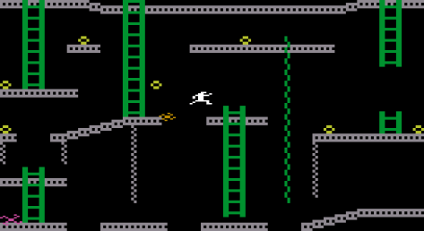 Jumpman Junior, Atari 8-bit | The King of Grabs