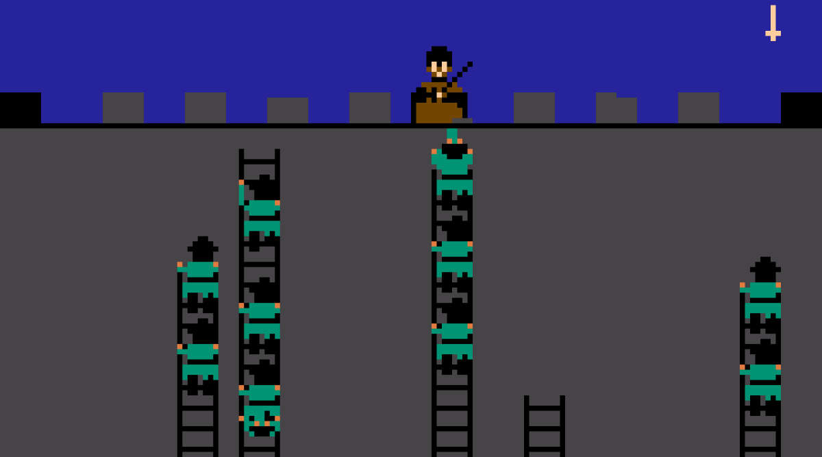 Orc Attack, Atari 8-bit | The King of Grabs