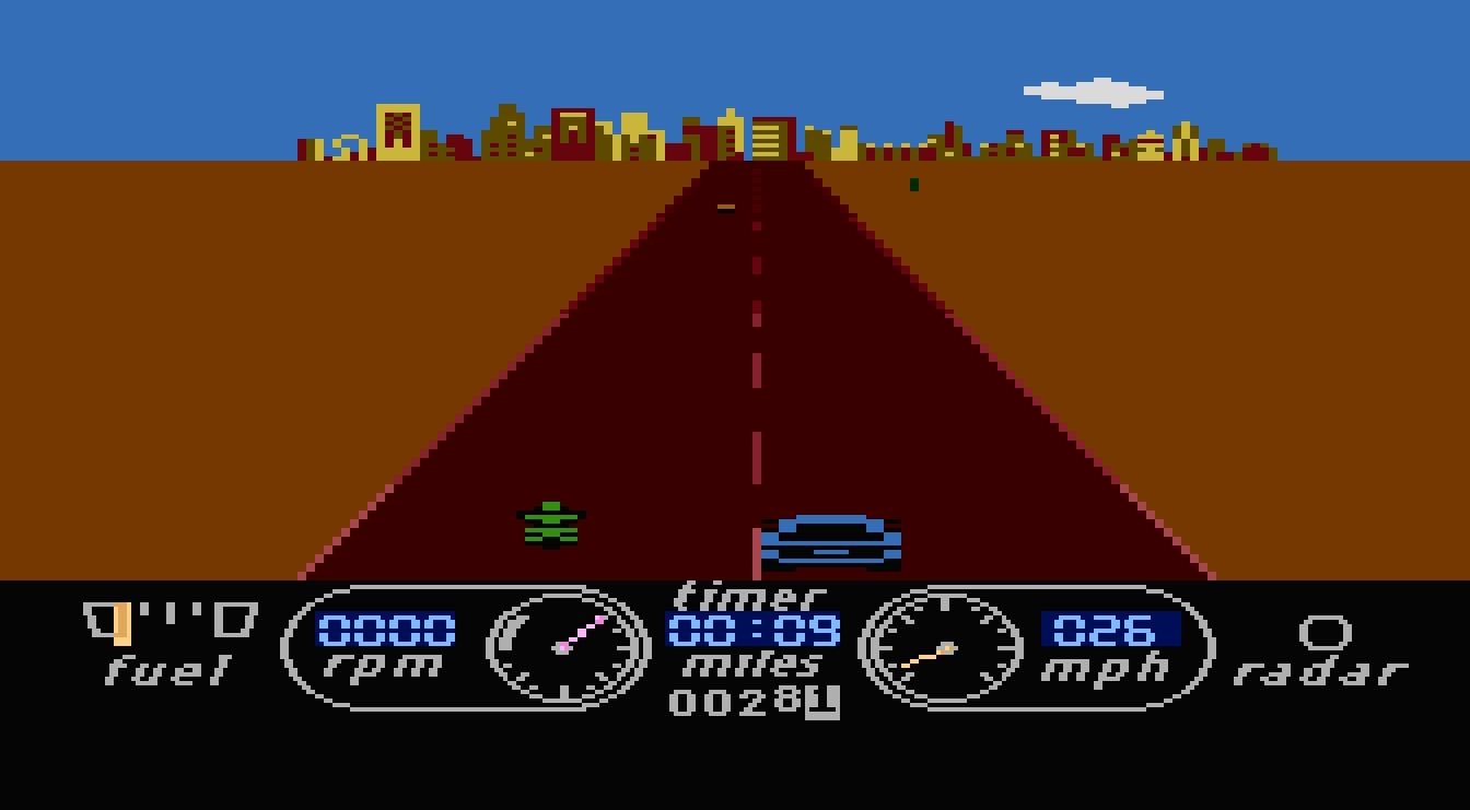 The Great American Cross Country Road Race, Atari 8-bit | The King of Grabs