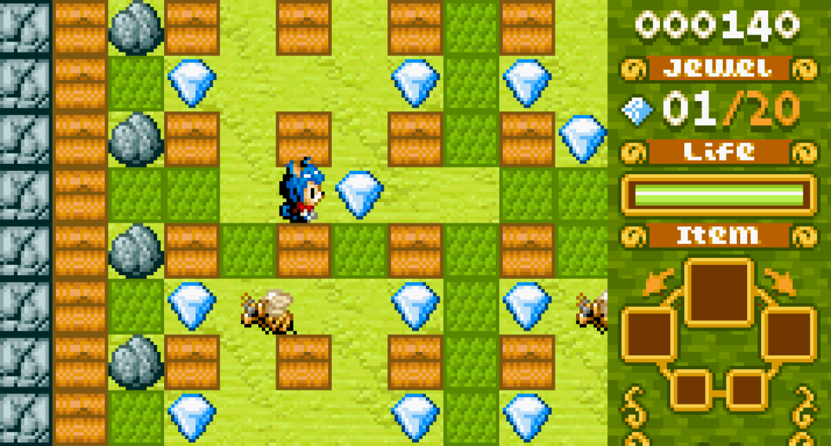Boulder Dash EX, Game Boy Advance | The King of Grabs