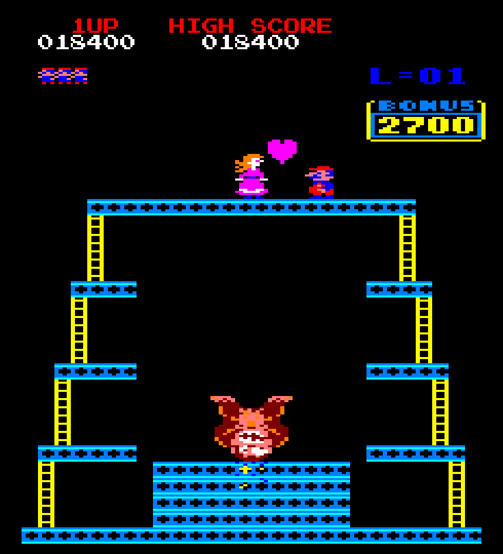 Donkey Kong Amstrad CPC 39 | The King of Grabs