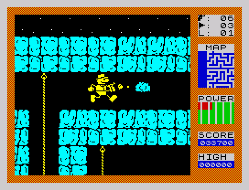 Fred ZX Spectrum 64 | The King of Grabs