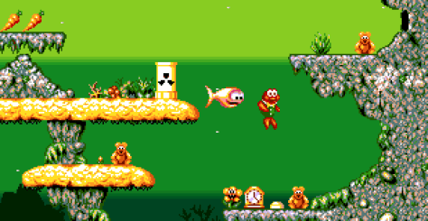 James Pond: Underwater Agent, Amiga | The King of Grabs