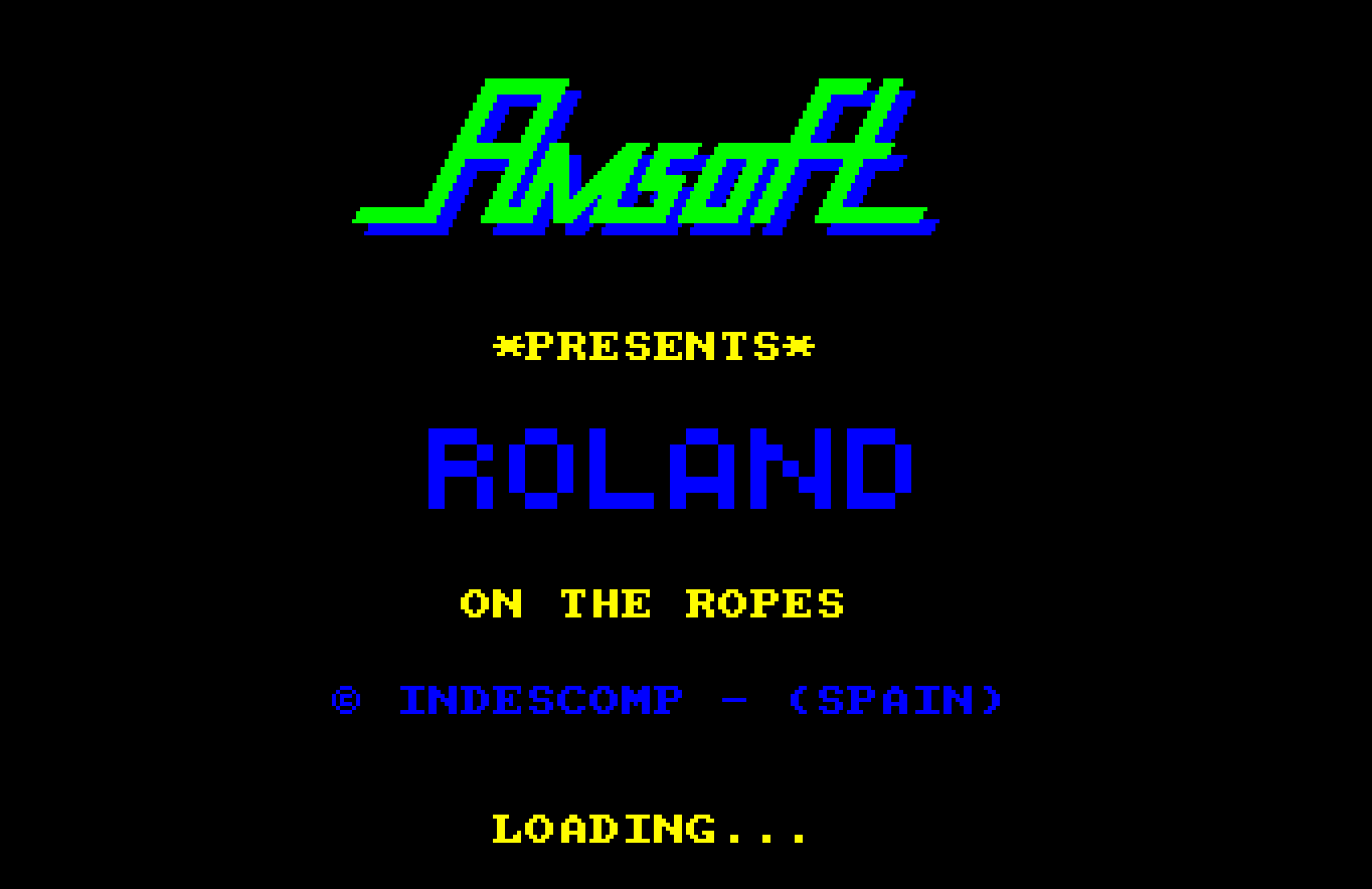 Roland on the Ropes Amstrad CPC 01 | The King of Grabs