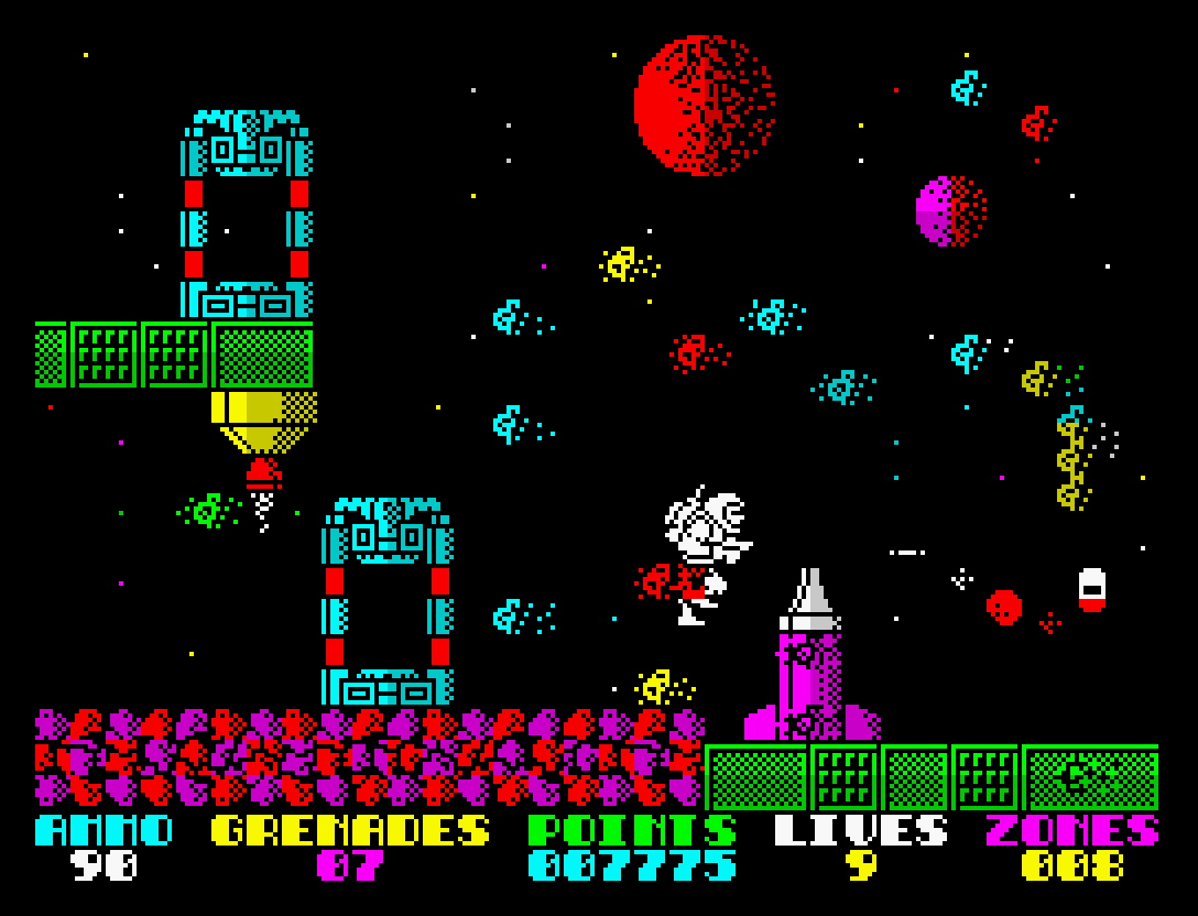 Exolon ZX Spectrum 014 | The King of Grabs