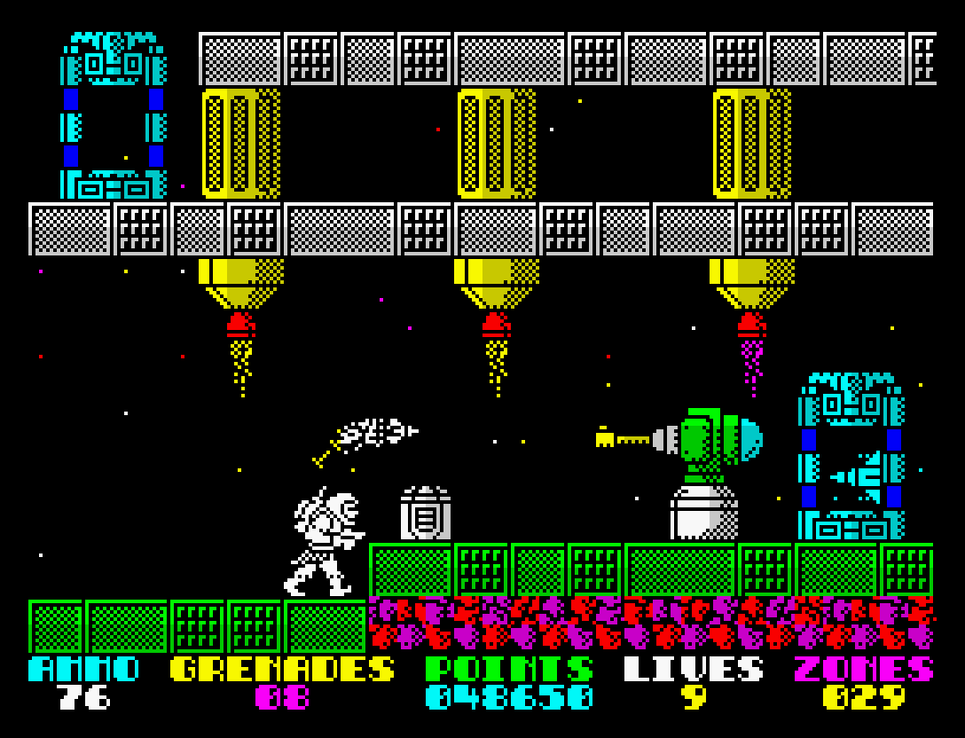 Exolon ZX Spectrum 044 | The King of Grabs