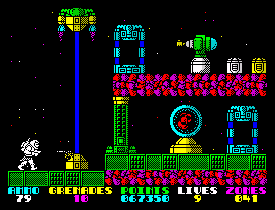 Exolon ZX Spectrum 059 | The King of Grabs