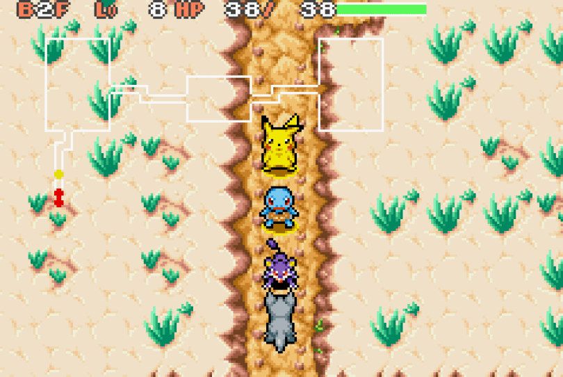 Pokemon Mystery Dungeon – Red Rescue Team GBA 022 | The King of Grabs