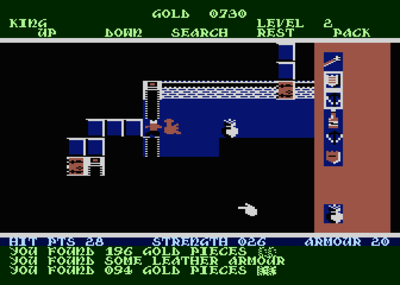 Rogue Atari 8-bit 18 | The King of Grabs