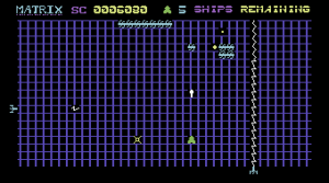 Matrix: Gridrunner 2, Commodore 64 | The King of Grabs