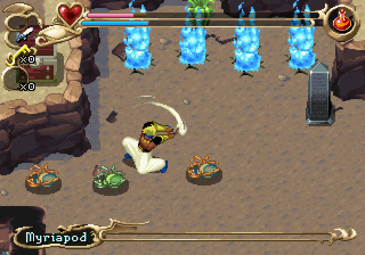 The Legend of Oasis Sega Saturn 103 | The King of Grabs